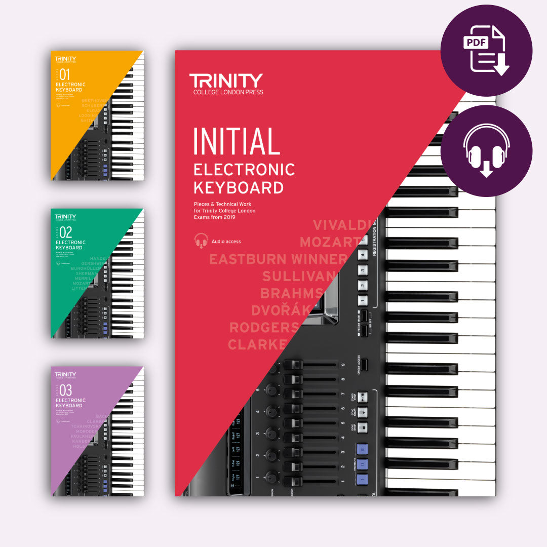 Initial–Grade 3 Bundle — Electronic Keyboard Pieces & Technical Work f ...