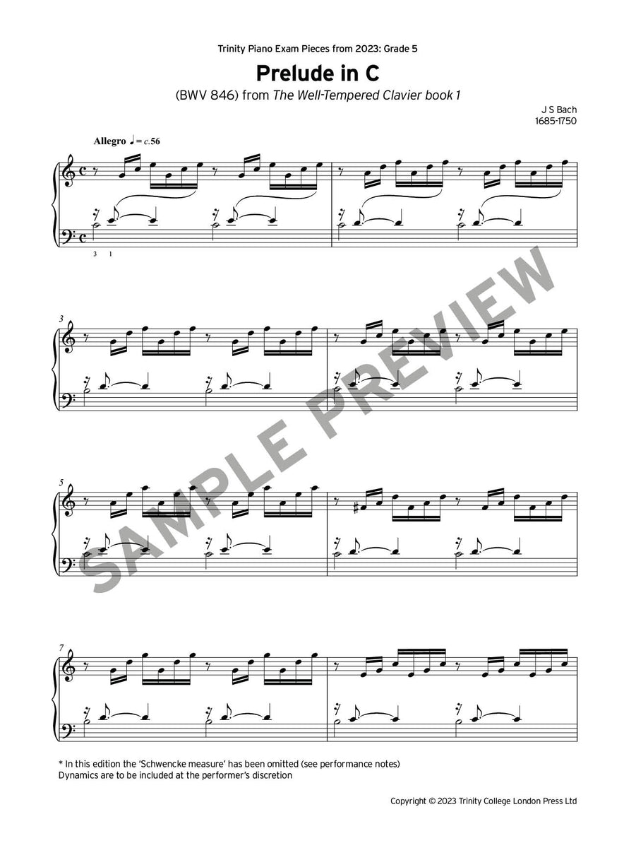 Prelude in C, BWV 846 (from The Well-Tempered Clavier book 1) - J S Ba ...
