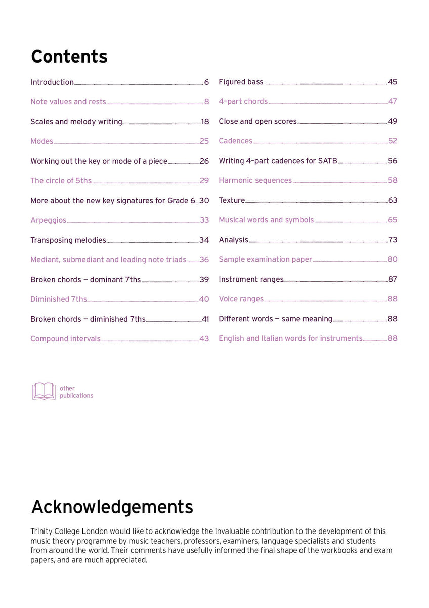Theory of Music Model Answers Grade 6 - ebook – Trinity College London ...