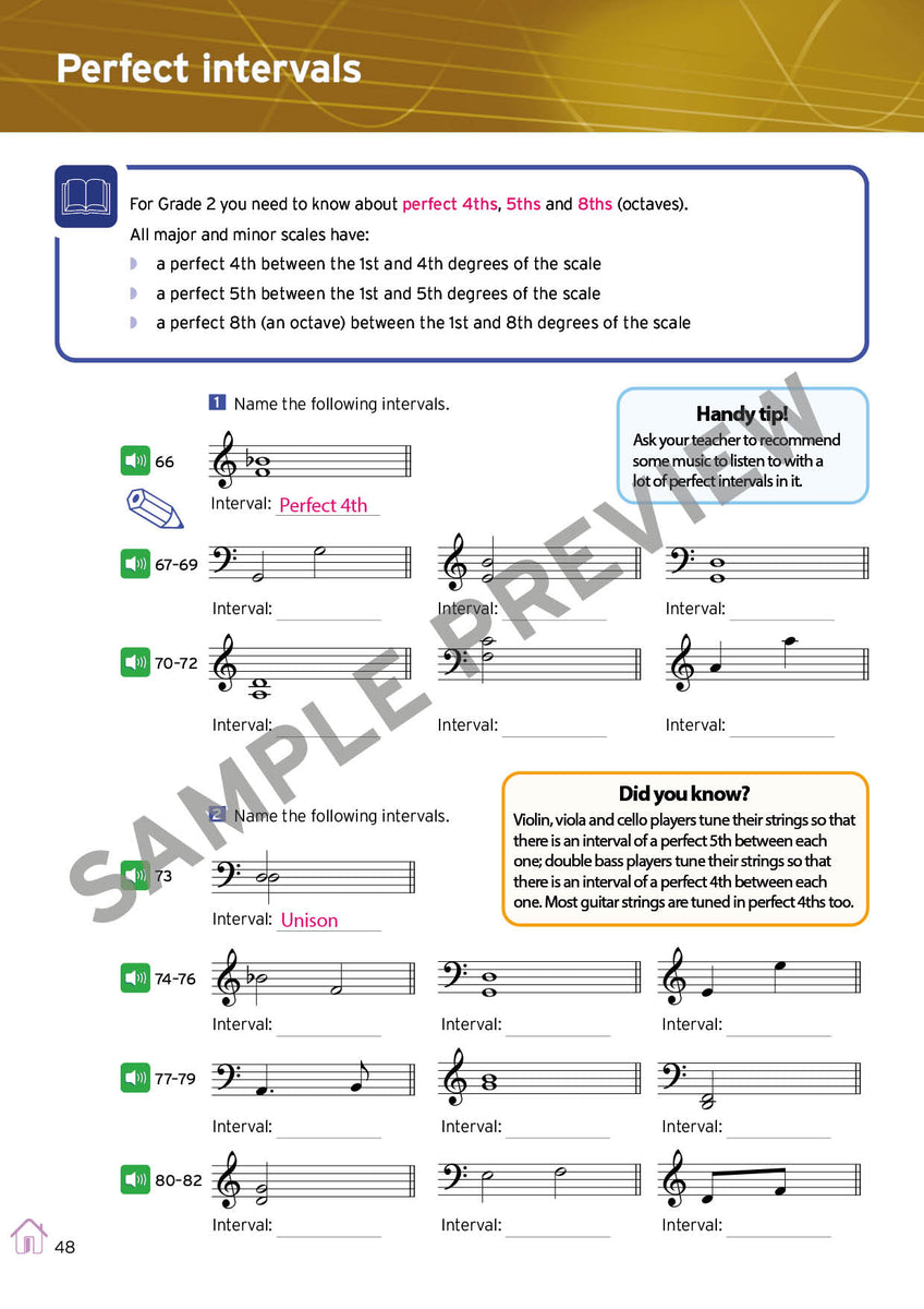 Theory of Music Workbook Grade 2 (2nd edition) - ebook – Trinity ...