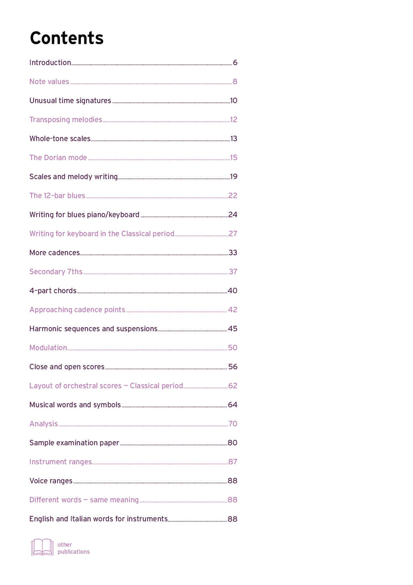 Theory of Music Workbook Grade 7 (2nd edition) - ebook – Trinity ...
