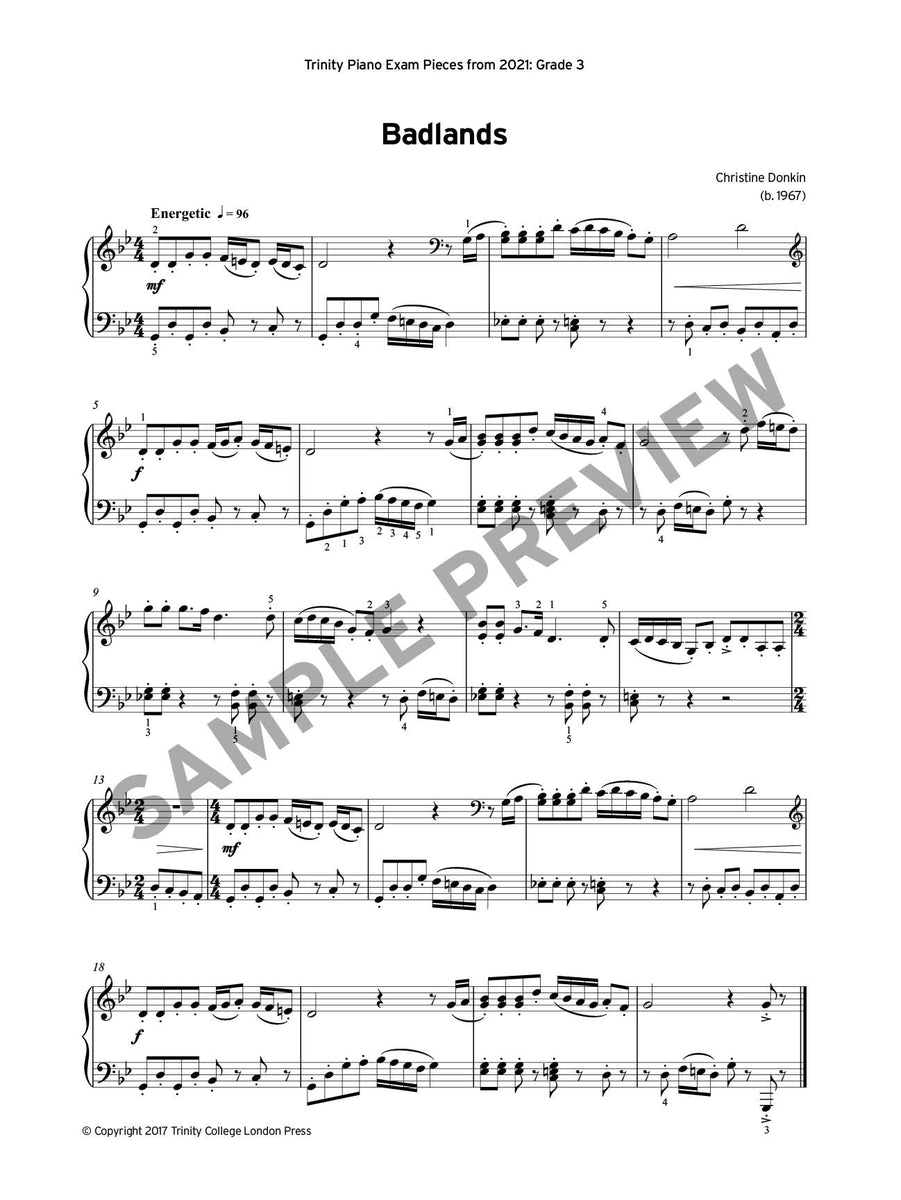 Badlands - Donkin (Grade 3 Piano) - ebook – Trinity College London ...