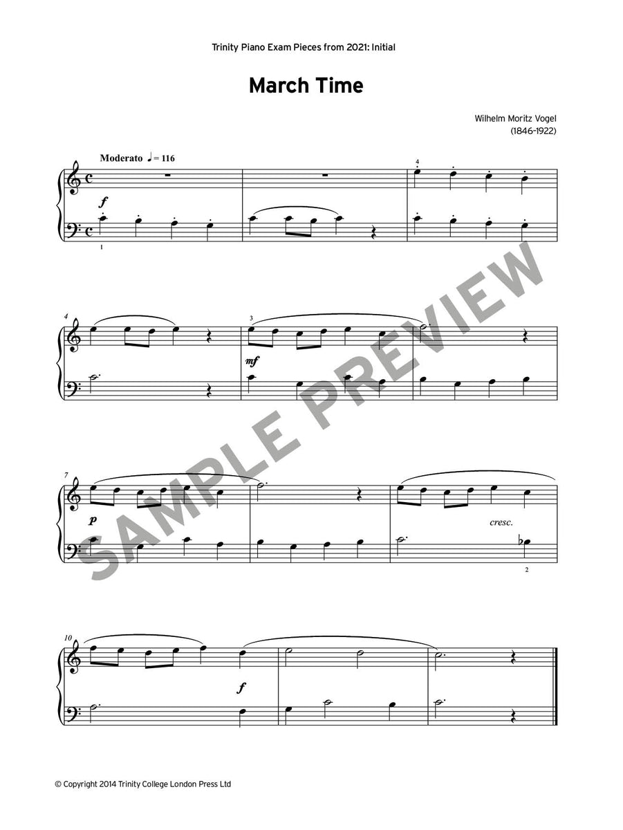 March Time - Vogel (Initial Piano) - ebook – Trinity College London ...