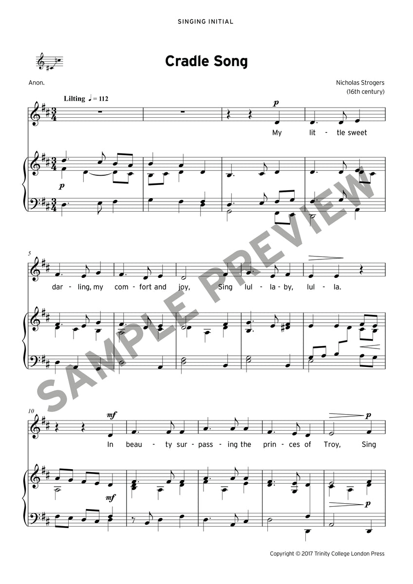 Cradle Song - Strogers (Initial Singing) - ebook – Trinity College ...