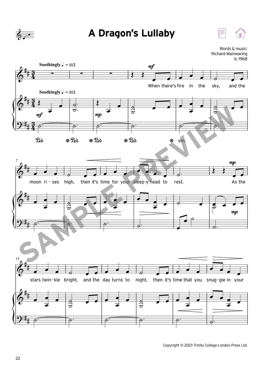 Singing Exam Pieces from 2023: Initial - ebook – Trinity College London ...