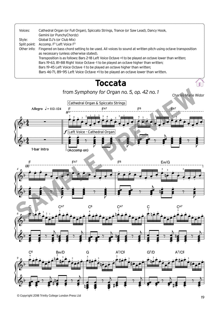 Electronic Keyboard Pieces & Technical Work from 2019: Grade 8 - ebook ...