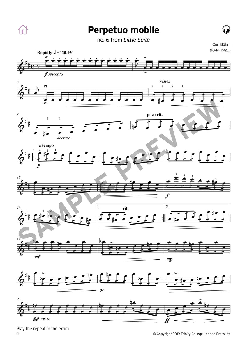 Violin Exam Pieces from 2020: Grade 5 - ebook – Trinity College London ...