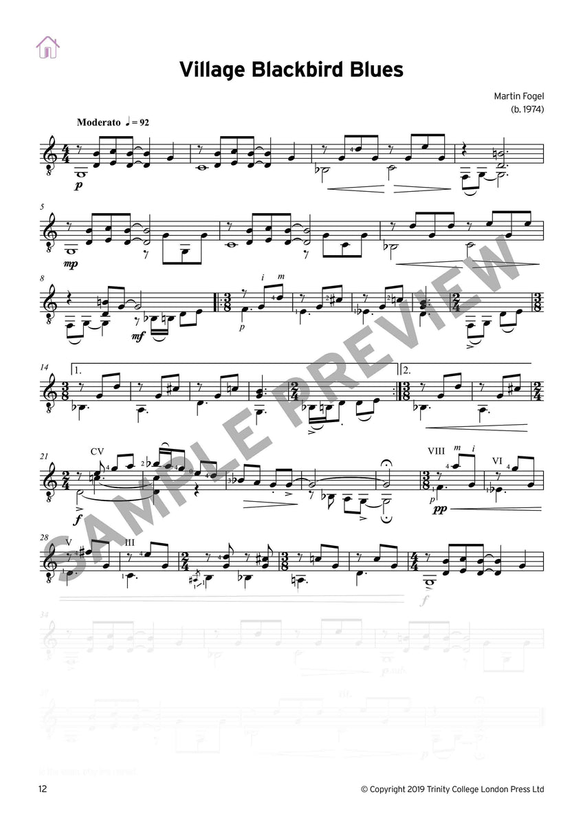 Classical Guitar Exam Pieces from 2020: Grade 4 - ebook – Trinity ...