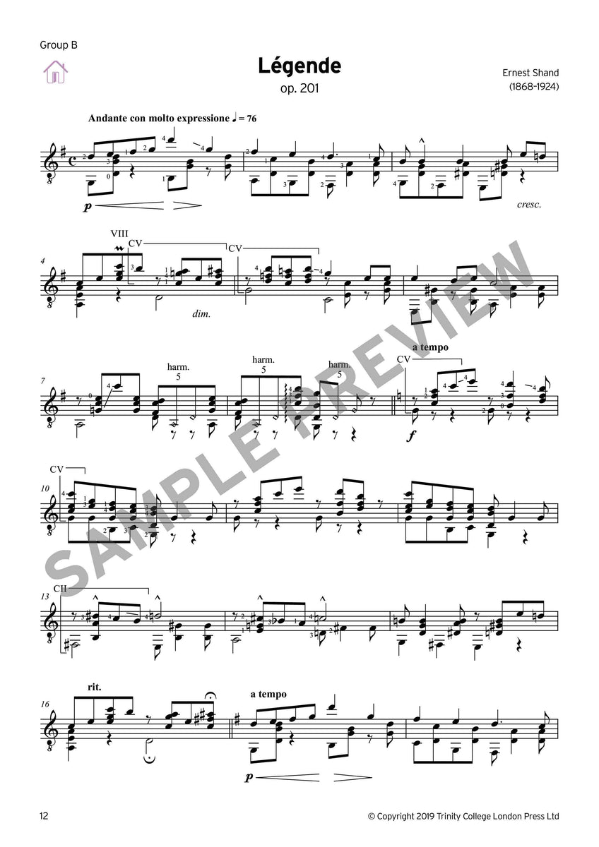Classical Guitar Exam Pieces from 2020: Grade 7 - ebook – Trinity ...