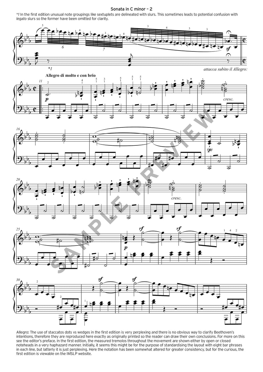 Sonata in C minor - Beethoven (ATCL Piano) - ebook – Trinity College ...