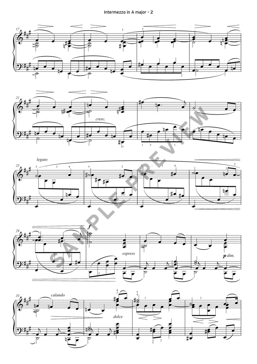 Intermezzo in A major - Brahms (ATCL Piano) - ebook – Trinity College ...