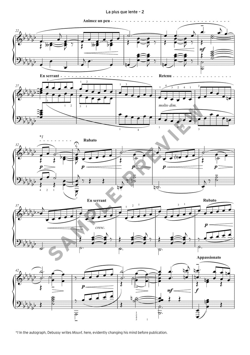 La plus que lente - Debussy (ATCL Piano) - ebook – Trinity College ...
