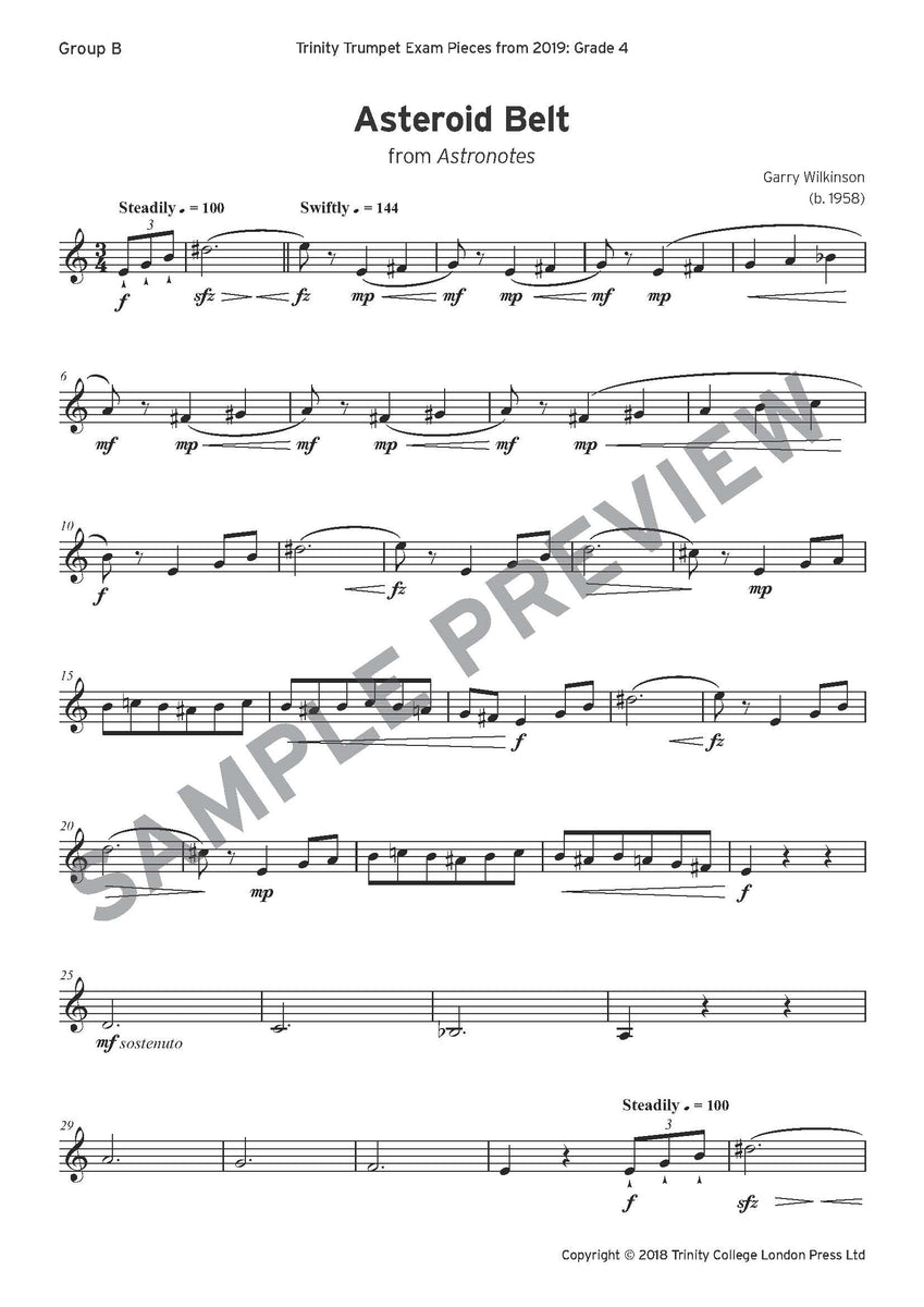 Asteroid Belt (from Astronotes) - G Wilkinson (Trumpet Grade 4) - ebook ...